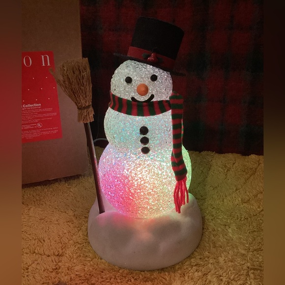 Avon | Holiday | Avon Chilly Sam Light Up Illuminated Snowman Vintage ...
